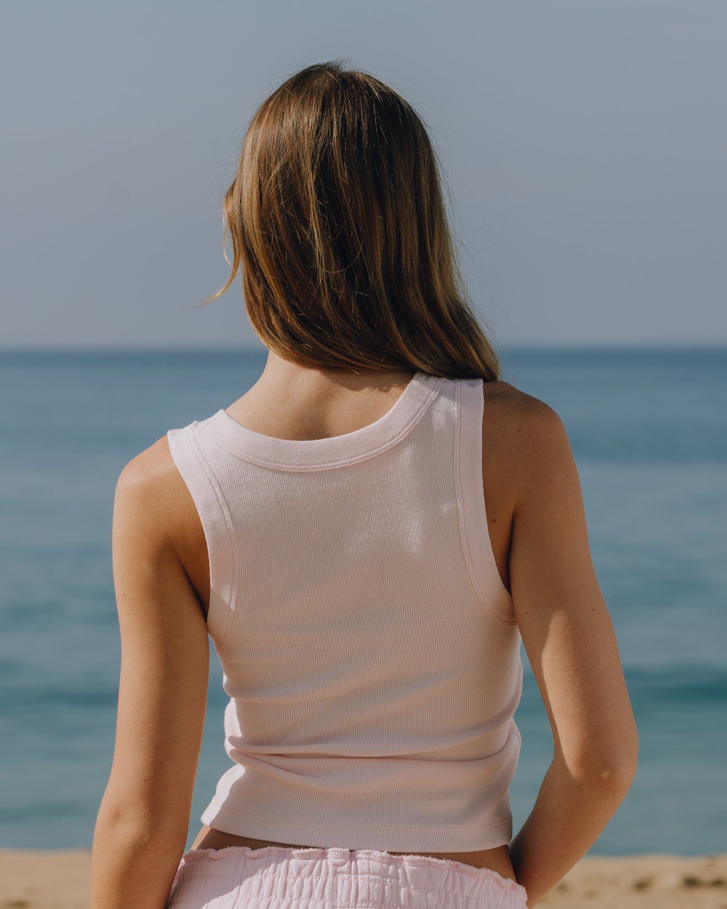 Logo Ribbed Tank - Cupid – shopdailydrills